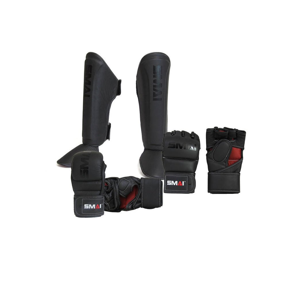 Elite85 MMA Gloves & Shin Guard Set – SMAI USA